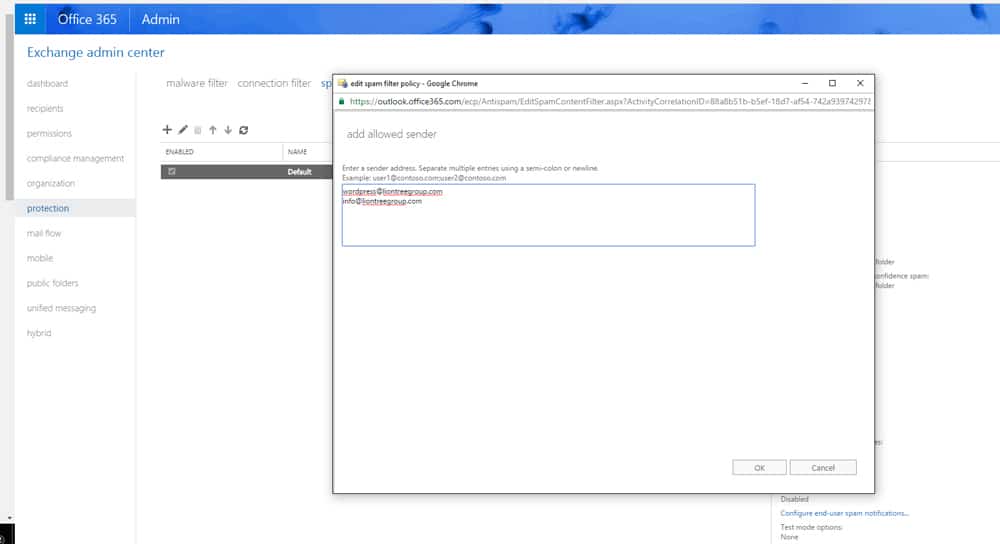 Spam-Filter-Policy-for-Office-365 - Lion Tree Group™ | Madison WI