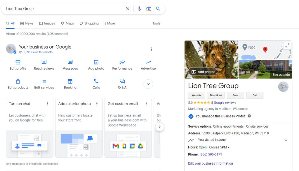 Google Business Profile Manager Dashboard Discontinued